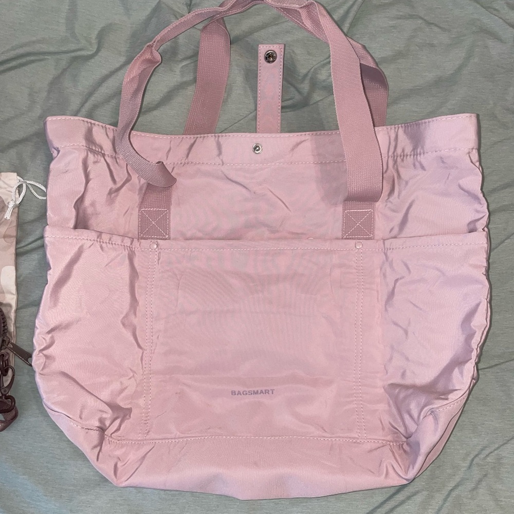 Bagsmart Pink Tote Bag - Gem
